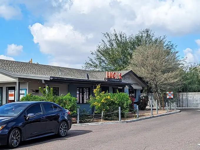Luci's welcoming exterior feels like that moment when you discover your favorite aunt has been hiding her cooking talents all along.