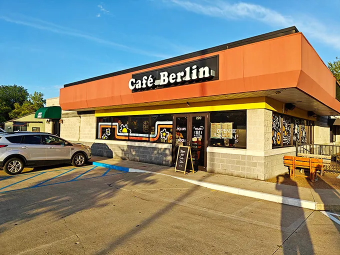 The unassuming red storefront of Cafe Berlin might not stop traffic, but the aromas wafting from inside certainly will.