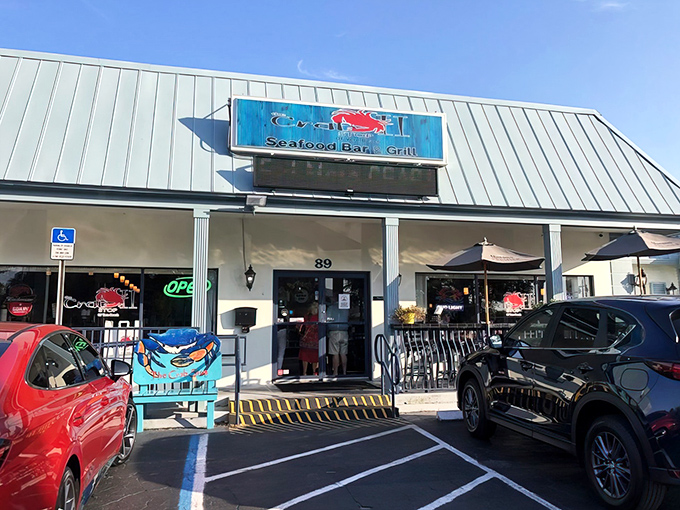 The unassuming exterior of Crab Stop belies the seafood treasures within. Like finding a pearl in an oyster, this place is worth discovering.