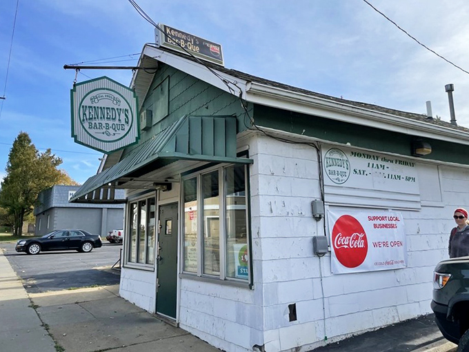 Kennedy's modest white exterior might not scream "barbecue destination," but like all great food stories, the unassuming ones pack the biggest flavor punch.