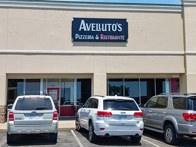 The unassuming storefront of Avelluto's might not stop traffic, but trust me—what's happening inside will stop you in your pasta-loving tracks.