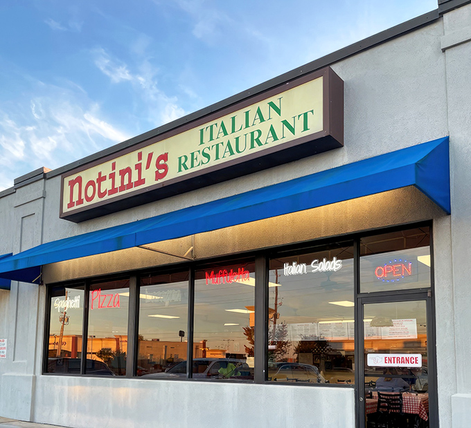 The unassuming frontage of Notini's hides culinary treasures that would make Italian grandmothers weep with joy. Some heroes don't wear capes—they wear aprons.