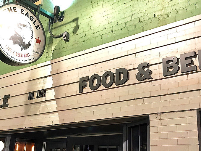 The Eagle's iconic sign beckons hungry travelers to this former post office building. Cincinnati's Over-the-Rhine neighborhood got a serious flavor upgrade.