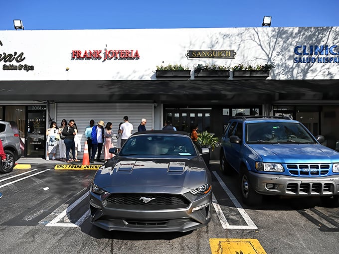 The line forming outside Sanguich tells you everything – Miamians don't queue for mediocre food. Cuban sandwich paradise awaits!