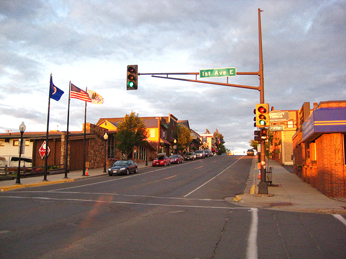Sheridan Street at dusk captures Ely's essence – where wilderness meets small-town charm under a sky that promises adventure tomorrow.