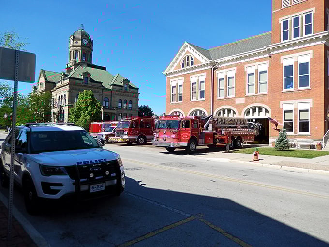 Downtown Wapakoneta's brick-lined streets and historic architecture transport you to a simpler time when people actually said hello to strangers.
