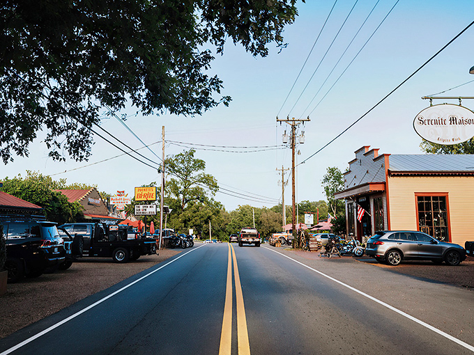 Main Street simplicity at its finest – where the only traffic jam might be caused by folks stopping to chat about last night's potluck.