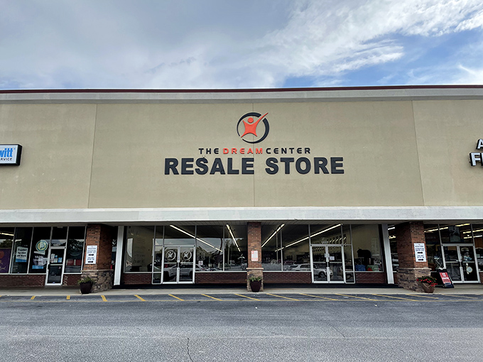The unassuming storefront hides a treasure trove within—like finding out your quiet neighbor is secretly a billionaire philanthropist.
