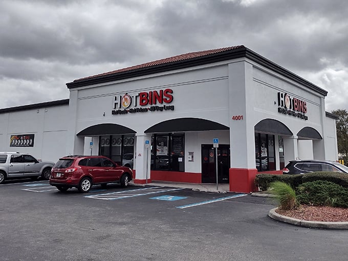 The unassuming storefront of Hotbins in Tampa hides a treasure trove of deals that would make even the most seasoned bargain hunter's heart race.
