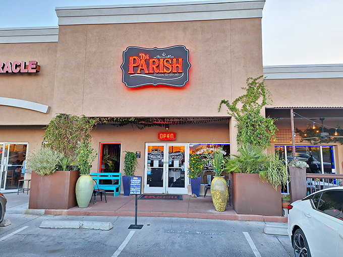 The unassuming exterior of The Parish belies the culinary treasures within. Like finding a pearl in an oyster, this Tucson gem awaits.