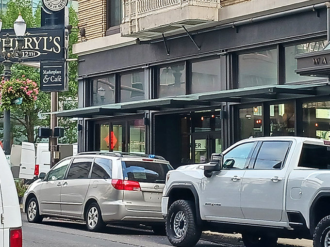 Those bright yellow umbrellas outside Cheryl's on 12th are like beacons of breakfast hope in Portland's often gray cityscape.