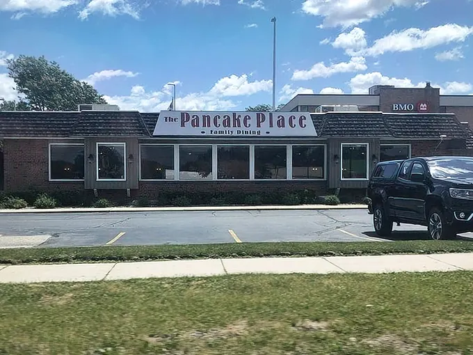 The red lettering of The Pancake Place sign is like a beacon to breakfast lovers—Wisconsin's equivalent of the North Star for hungry travelers.