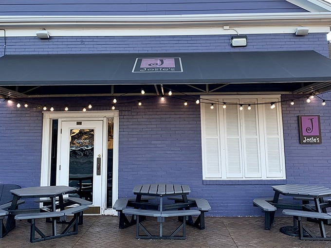 Josie's purple exterior isn't just a building—it's a morning beacon of hope for the breakfast-deprived masses of Lexington.