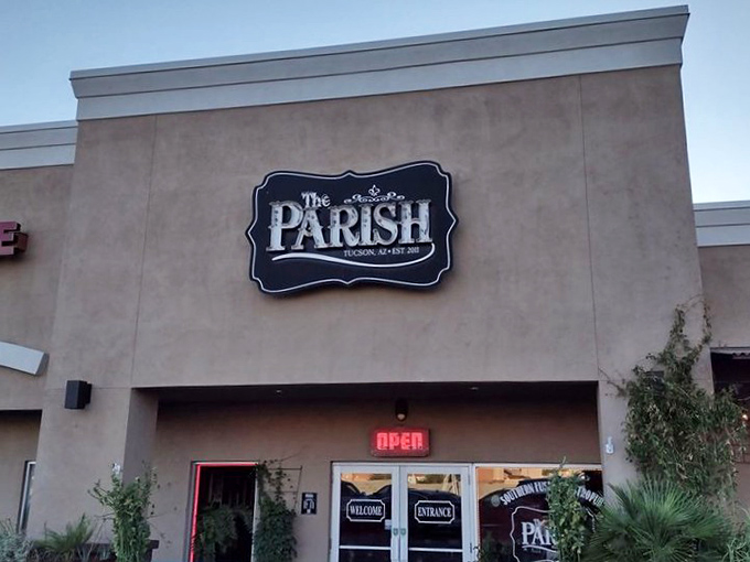 The unassuming exterior of The Parish belies the culinary treasures within. Like finding a pearl in an oyster, this Tucson gem awaits.