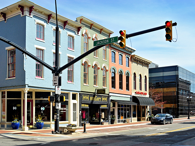 Downtown Muncie's historic brick buildings stand like sentinels of affordability, where your Social Security check stretches further than your grandmother's holiday leftovers.