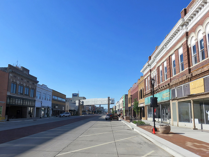 Salina's historic downtown blends old-world charm with small-town affordability. That iconic tower isn't compensating for anything—it's just naturally impressive.