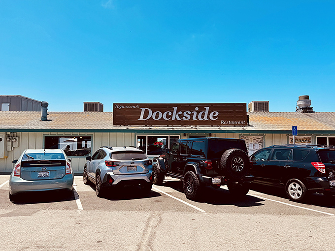 No fancy architectural flourishes here—just a humble exterior promising seafood treasures within. The kind of place where your taste buds, not Instagram, get the real reward.