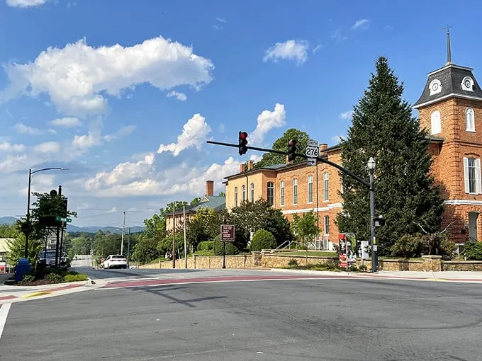 Main Street Brevard looks like it was plucked straight from a Hallmark movie set – complete with charming storefronts and that small-town vibe we all secretly crave.