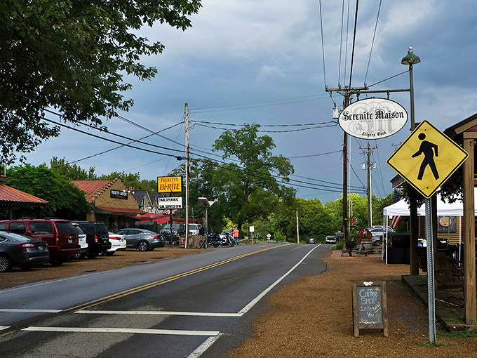 Main Street simplicity at its finest – where the only traffic jam might be caused by folks stopping to chat about last night's potluck.