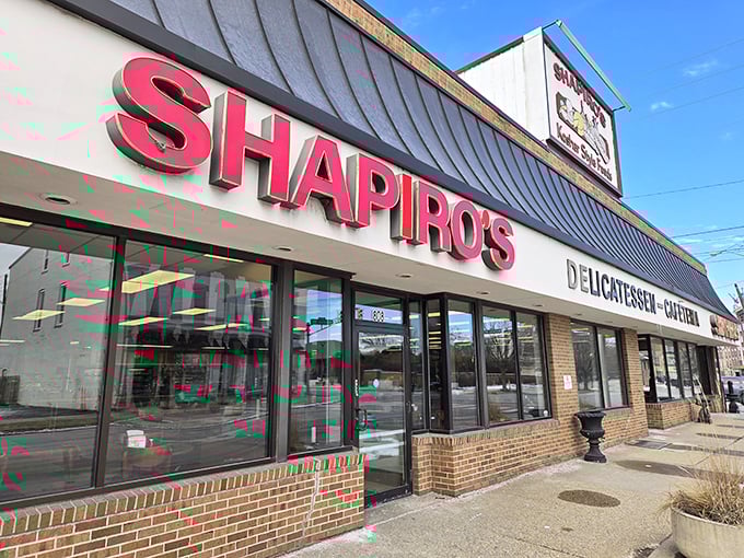 The corner brick building with its distinctive "BAKERY - DELI" signage stands like a beacon of hope for the sandwich-deprived masses of Indianapolis.