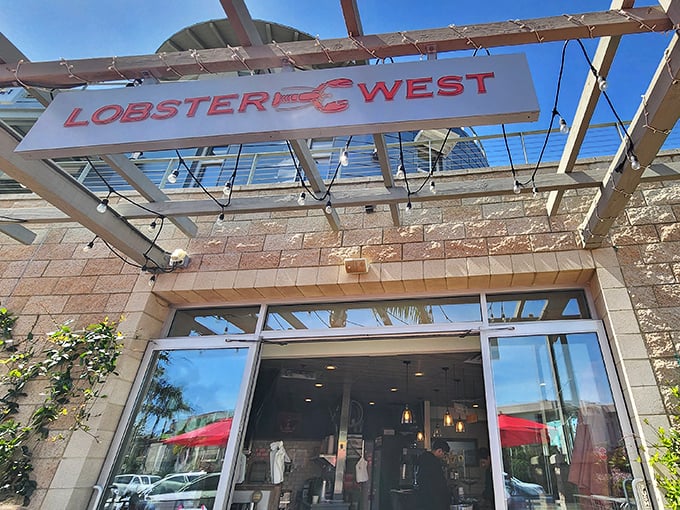 The unassuming exterior of Lobster West in Coronado belies the culinary treasures within. Palm trees and coastal charm set the perfect stage for this New England transplant.