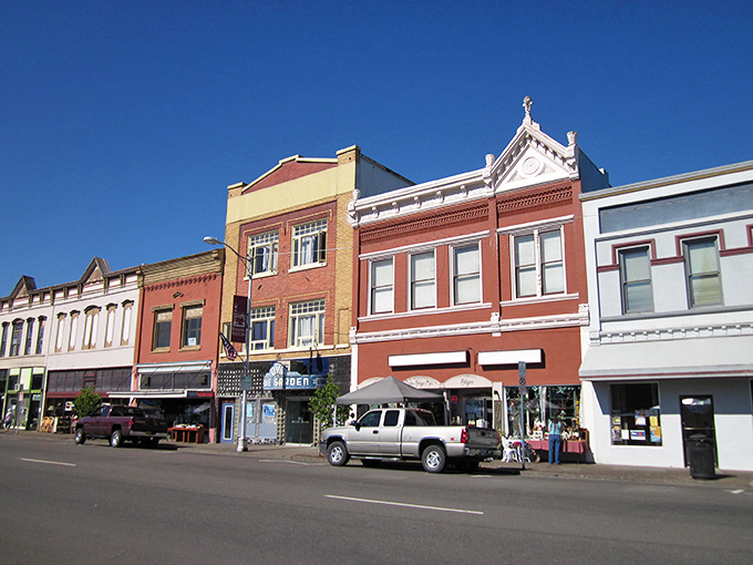 Downtown Dallas isn't trying to be anyone but itself – historic brick buildings, small-town charm, and not a single parking meter in sight.