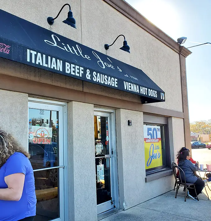 Little Joe's unassuming storefront has been beckoning beef lovers since 1969. No fancy frills needed when what's inside is this good