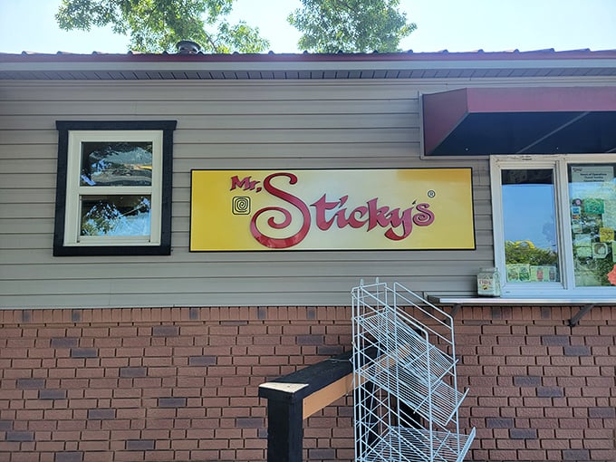 The unassuming exterior of Mr. Sticky's belies the sweet treasures within. Like finding a secret doorway to dessert paradise in Lancaster. 