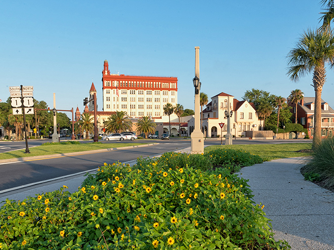 St. Augustine's skyline whispers tales of 450 years of history, where Spanish colonial architecture meets Florida sunshine in America's oldest city.