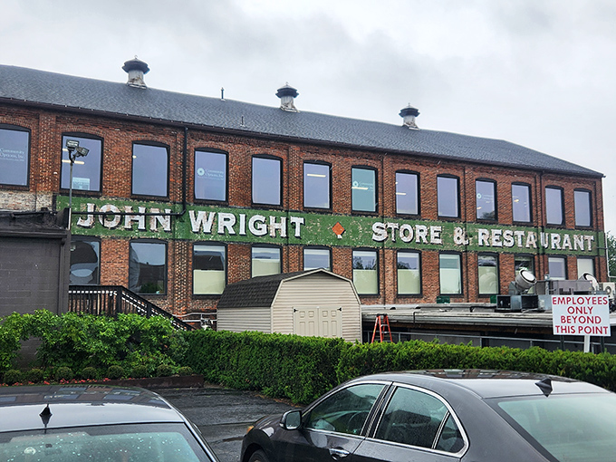 The brick facade of John Wright Restaurant stands proudly along the Susquehanna, like a delicious secret waiting to be discovered.