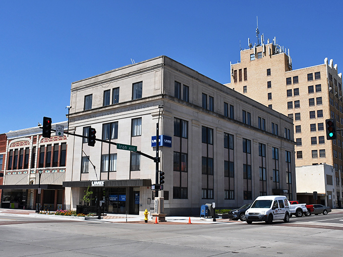Salina's historic downtown blends old-world charm with small-town affordability. That iconic tower isn't compensating for anything—it's just naturally impressive.
