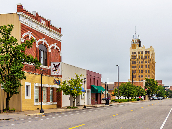 Salina's historic downtown blends old-world charm with small-town affordability. That iconic tower isn't compensating for anything—it's just naturally impressive.