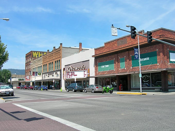 La Grande's historic downtown showcases colorful facades and preserved architecture, where your retirement dollars stretch further than your imagination once did.