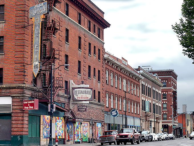 Spokane's historic downtown architecture stands as a testament to the city's character—beautiful brick buildings where your wallet can breathe easier than in Seattle.