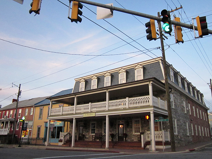 Main Street Boonsboro offers that perfect small-town America vibe – where the church steeple still stands taller than any corporate logo.