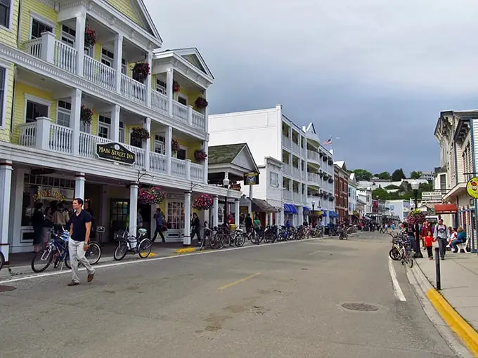 Main Street on Mackinac Island looks like a movie set, but it's gloriously real—complete with Victorian charm and not a single car in sight.