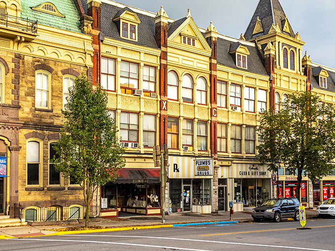 Bellefonte's main street looks like a movie set where the director said, "Make it charming, but not so charming that people won't believe it's real."
