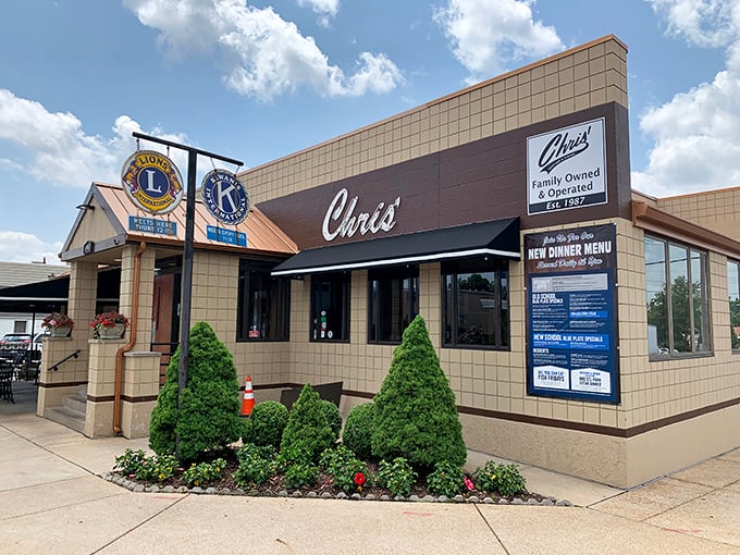 The unassuming beige exterior of Chris' might not scream "culinary destination," but that's the first clue you've found something authentic. The best food treasures often hide in plain sight.