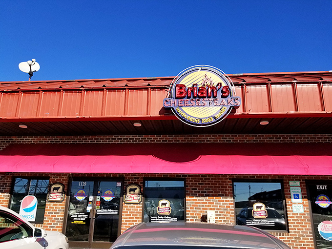 The bright pink awning of Brian's Cheesesteaks stands out like a beacon of hope for the sandwich-deprived in Rocky Mount.