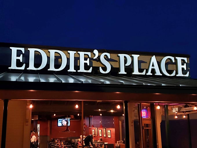 Eddie's Place welcomes hungry souls with its distinctive green roof and inviting patio – where breakfast dreams come true and friendships are forged over coffee.