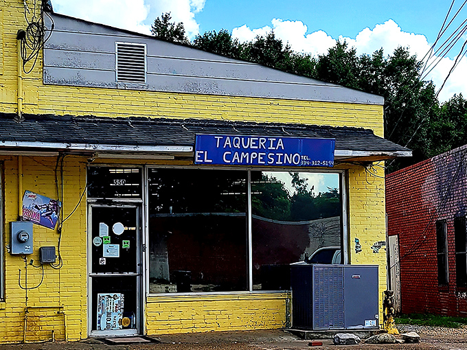 The bright yellow exterior of Latino Super Market houses a culinary treasure within. Like finding a diamond in a box of Cracker Jacks, but tastier.