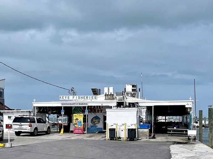 The unassuming exterior of Keys Fisheries hides culinary treasures within. Like finding a pearl in an oyster, this no-frills spot delivers five-star flavors.
