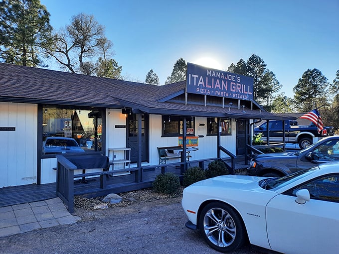 Nestled among towering pines, Mamajoe's Italian Grill stands like a culinary oasis in Strawberry, promising Italian comfort food worth every mile of the journey.