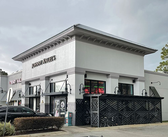 Johnny Angel's modern exterior might fool you, but inside awaits a time machine disguised as a diner. The 1950s are calling, and they've saved you a booth.