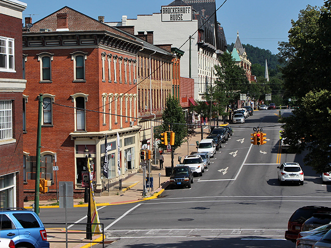 Bellefonte's historic downtown looks like a movie set, but it's the real deal—brick facades and ornate details telling stories that modern strip malls never could.