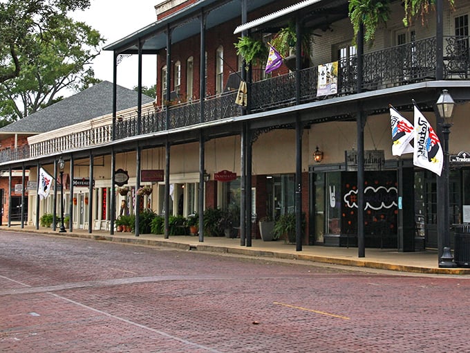 Front Street's historic buildings with their wrought-iron balconies look like they're auditioning for a Southern remake of "Midnight in Paris."