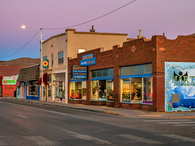 Downtown T or C looks like a Wes Anderson film set came to life in the desert—colorful storefronts with personality to spare.