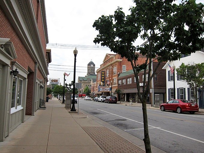 Downtown Wapakoneta's brick-lined streets and historic architecture transport you to a simpler time when people actually said hello to strangers.