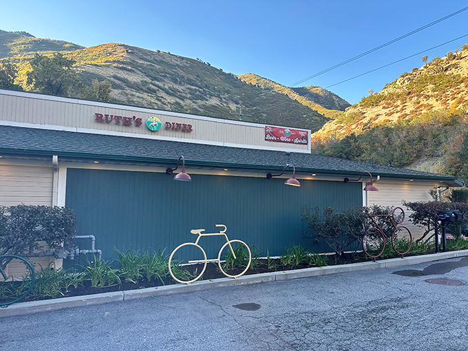 Nestled against Emigration Canyon's emerald slopes, Ruth's Diner stands like a comfort food oasis waiting to welcome hungry travelers home.