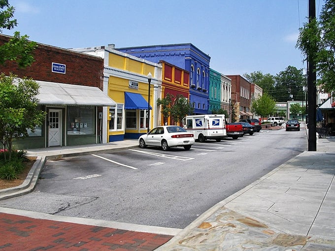Olde Town Conyers looks like a movie set where the extras actually smile at you. Those colorful storefronts aren't just for show—they're filled with real local treasures.